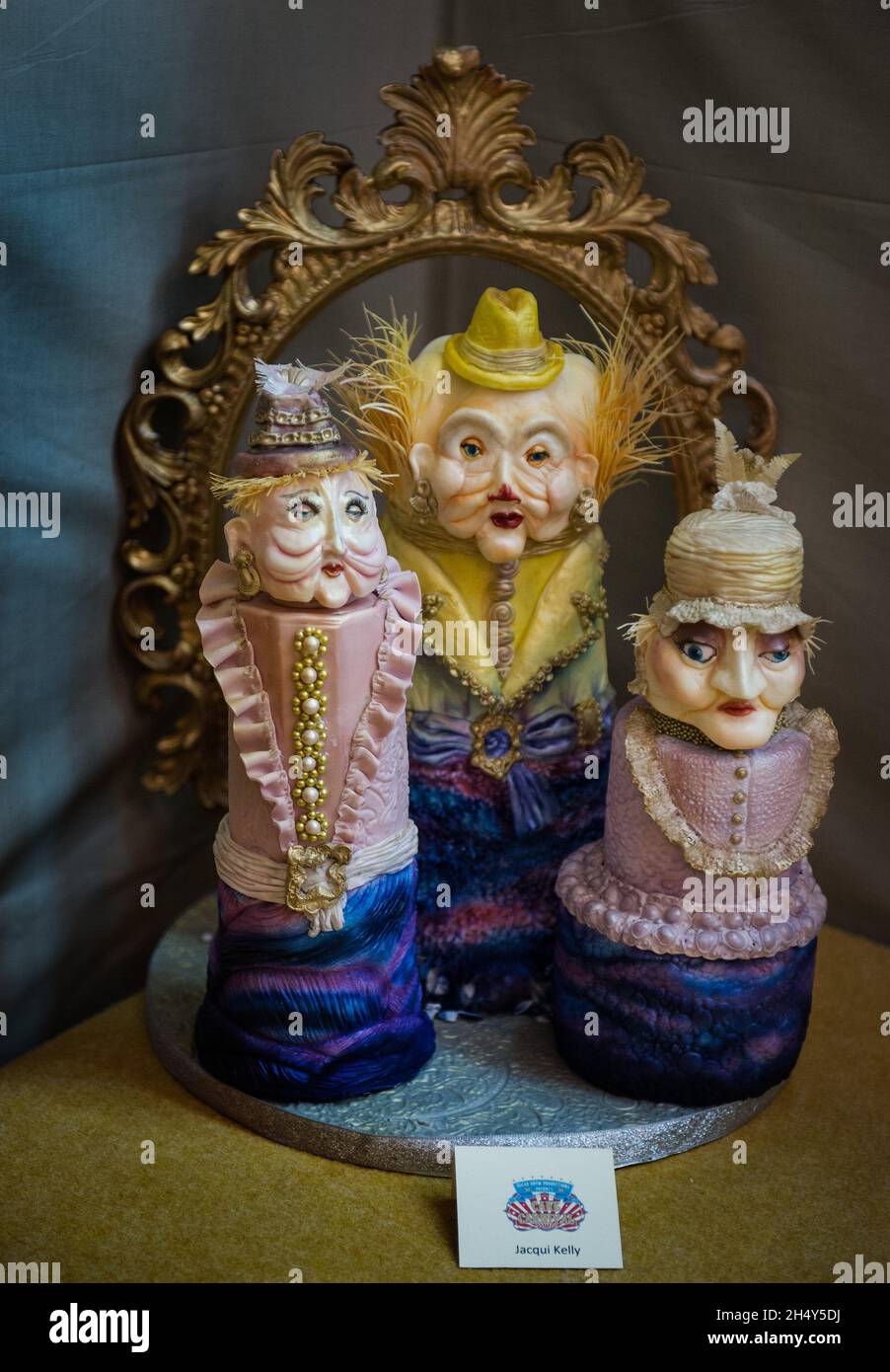 Fun fair themed cake on display at the Cake International show at the ...