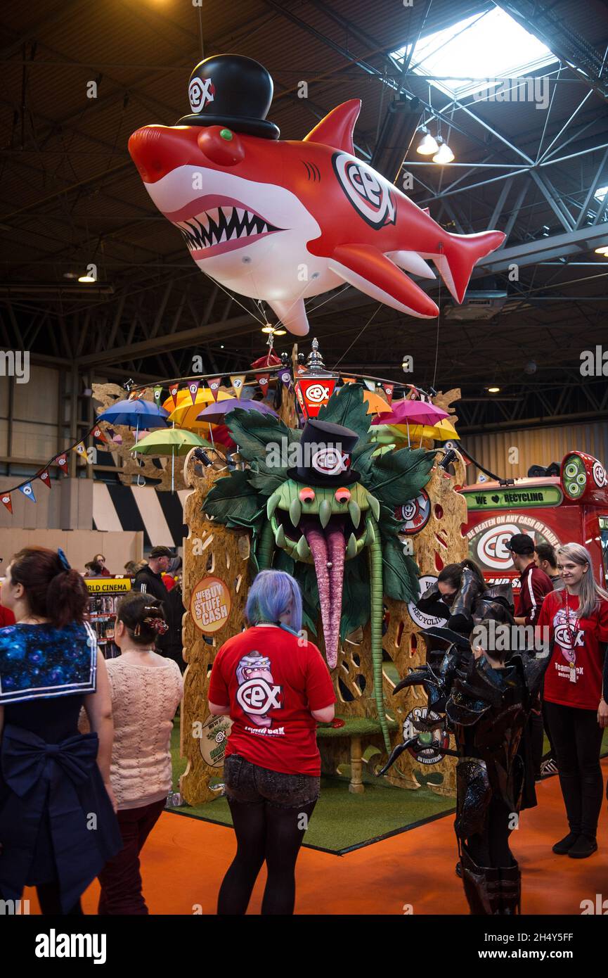 Comicon display at the NEC on March 20 2016 in Birmingham, United ...