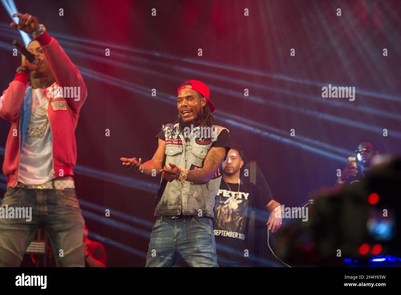Fetty Wap performing live on stage on day 1 at BBC Big Weekend on 28 ...