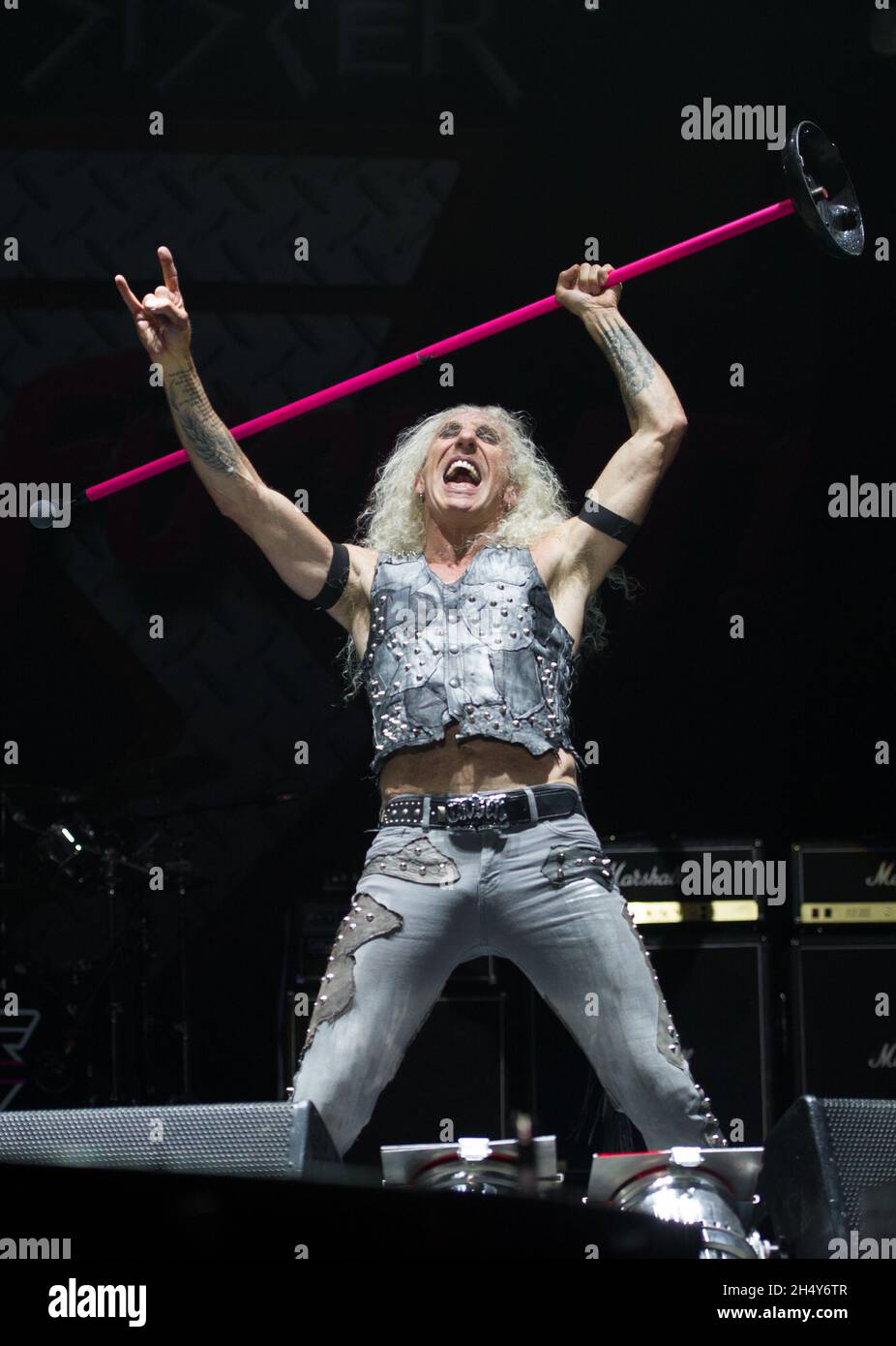 Dee Snider of Twisted Sister performIng live on stage at Bloodstock ...
