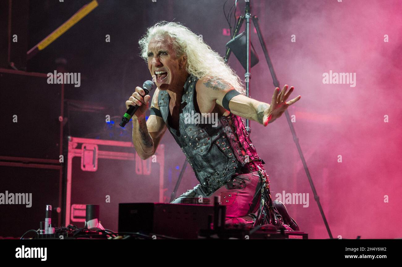 Dee Snider of Twisted Sister performIng live on stage at Bloodstock ...