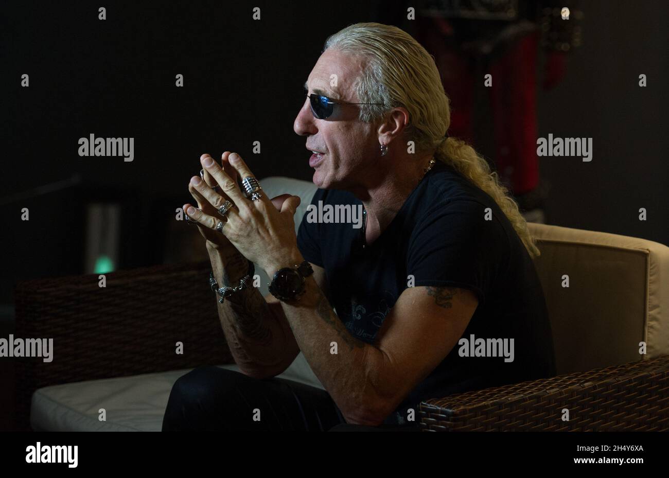 Portrait of Dee Snider of Twisted Sister at Bloodstock festival on ...