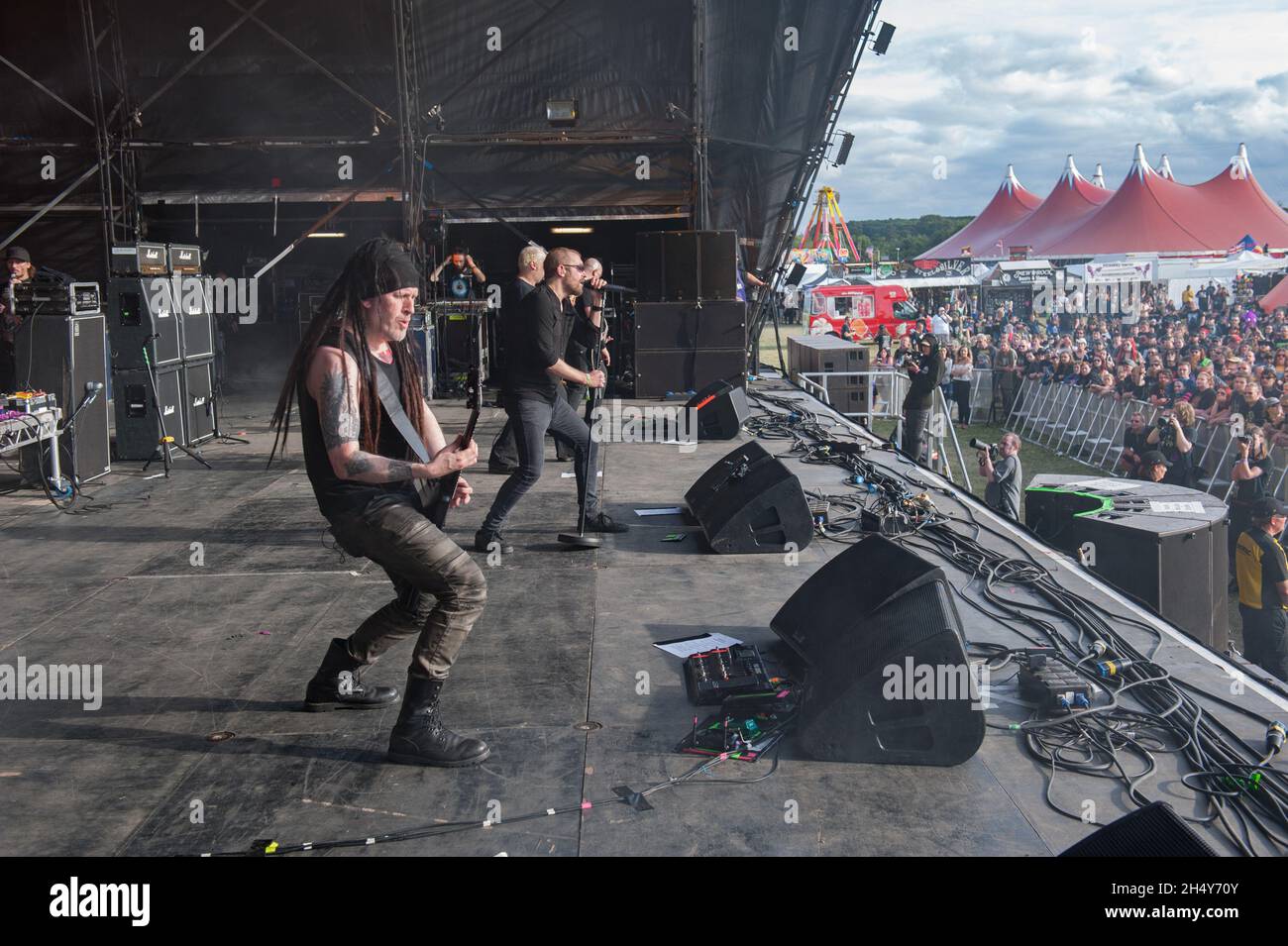 Nick Holmes, Greg Mackintosh, Aaron Aedy and Steve Edmondson of ...