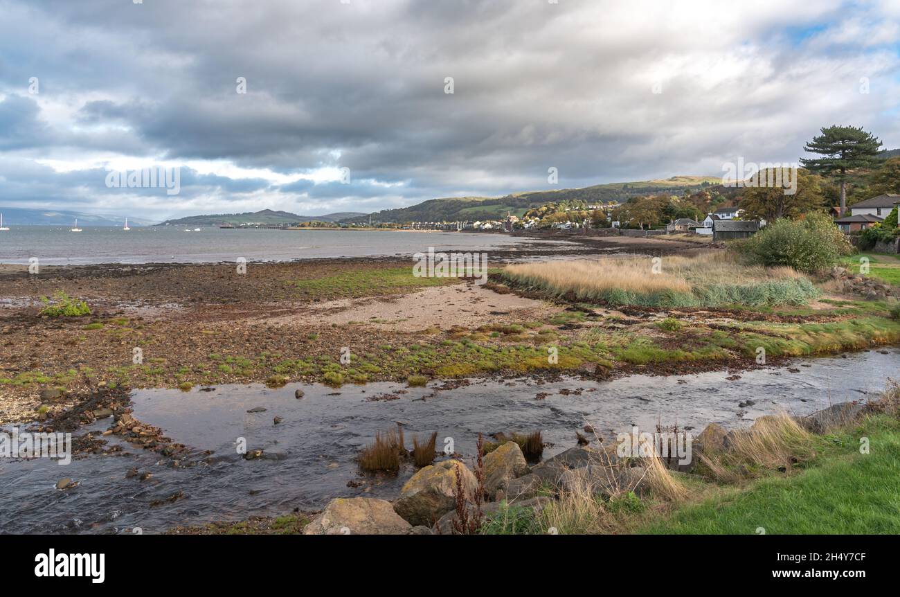 From the point carpark in Fairlie looking over to the village of ...