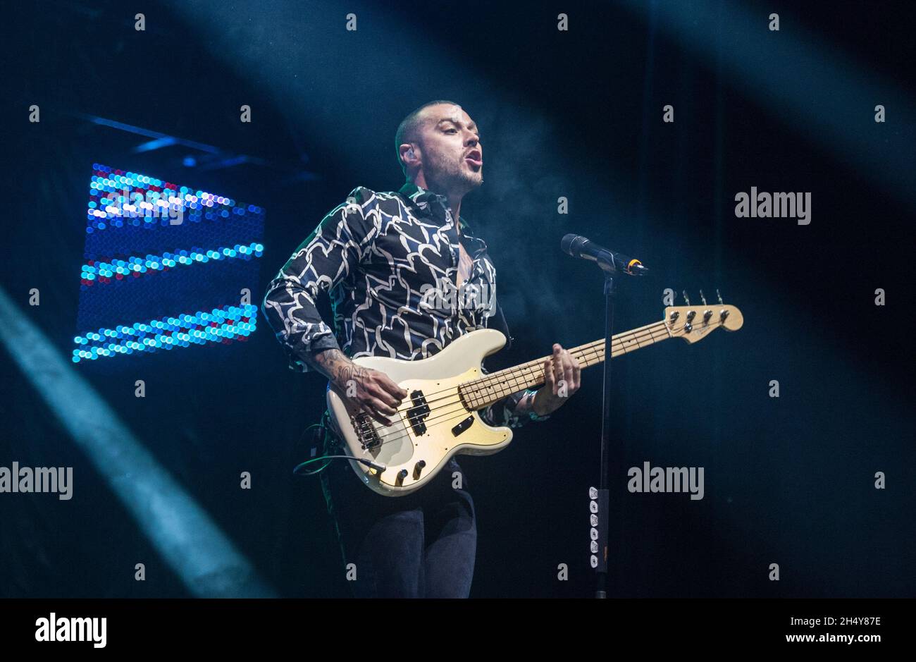 Matt Willis of Busted perform live on stage at Free Radio Live 2016 at ...