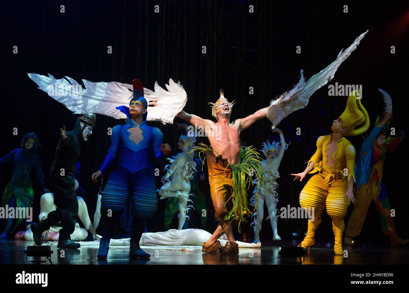 Cirque du Soleil cast performing Varekai at the Genting Arena in ...