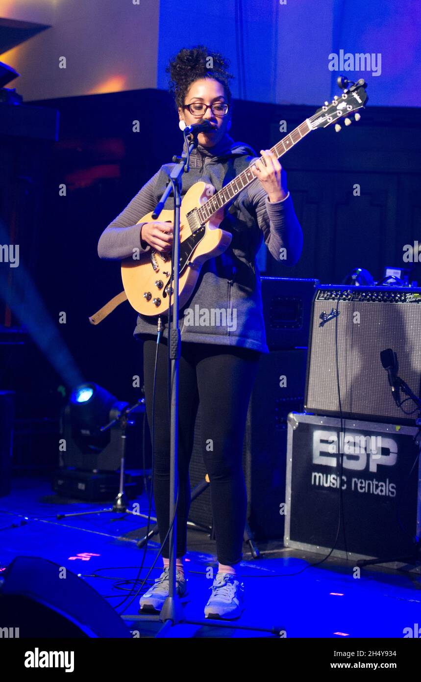 Kadhja Bonet performing live on stage during 6Music Festival at St ...