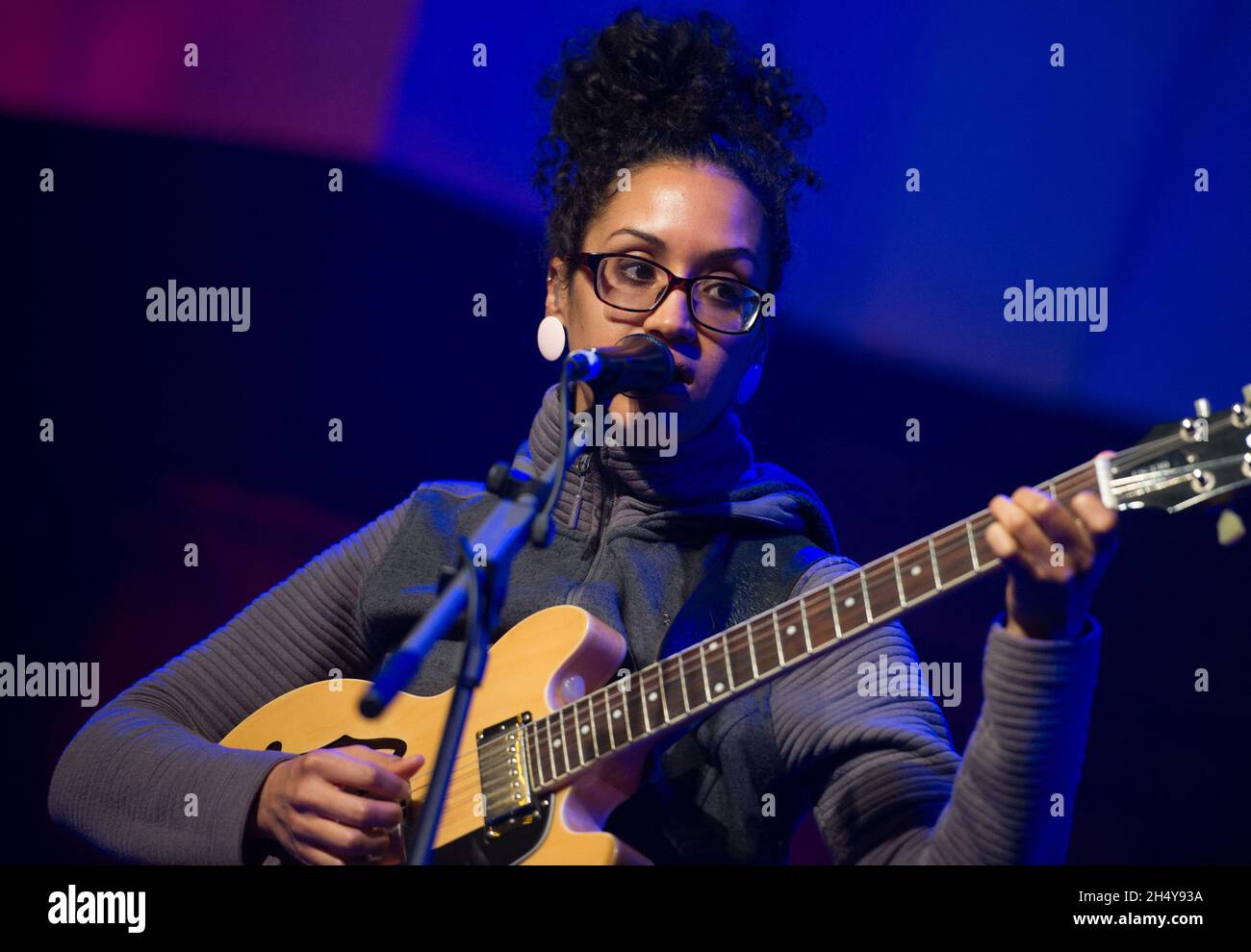 Kadhja Bonet performing live on stage during 6Music Festival at St ...