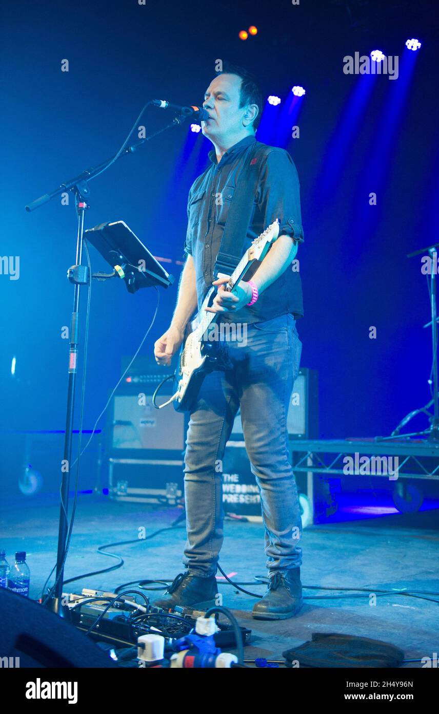David Gedge of The Wedding Present performing live on stage during ...