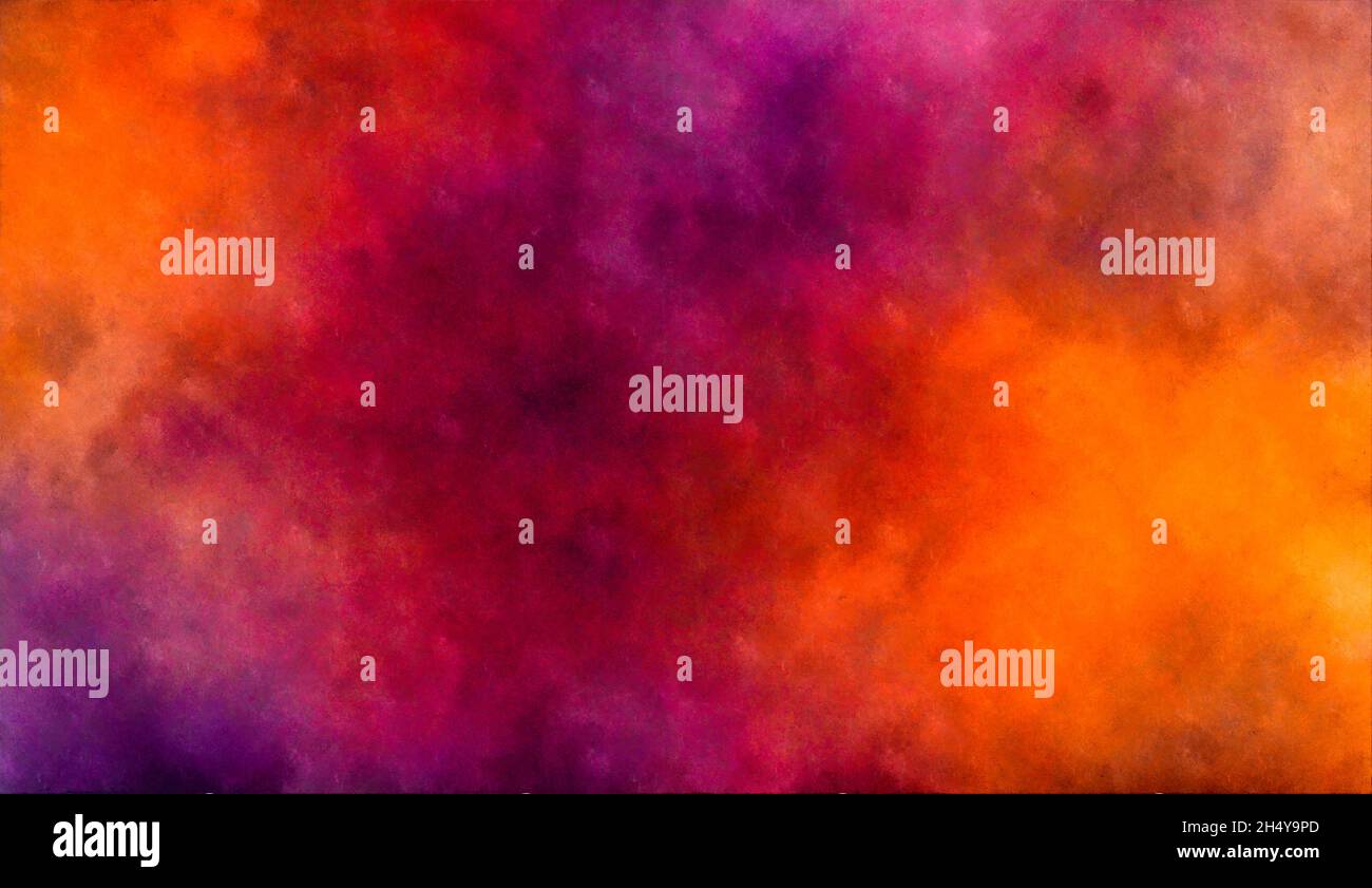 Red, yellow, magenta colored cloud background Stock Photo - Alamy