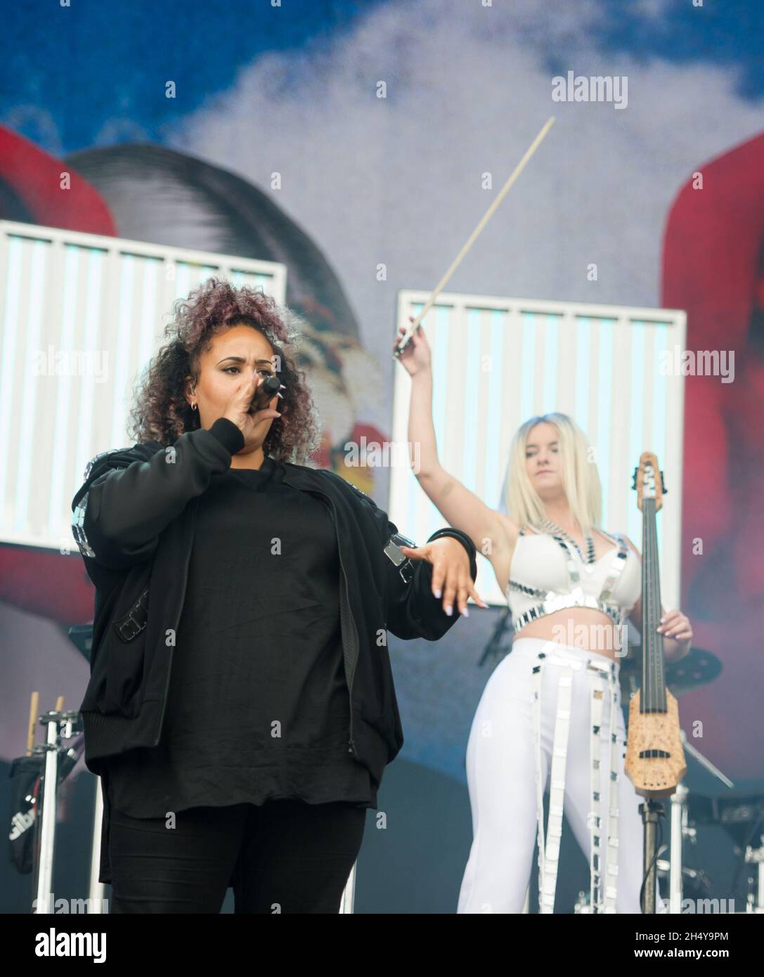 Clean bandit performing v festival hi-res stock photography and images ...