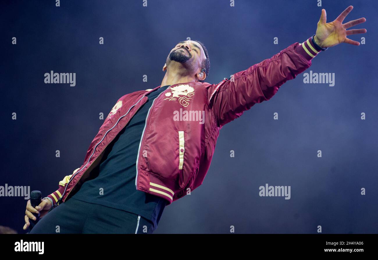 Craig David performing live on stage on day 2 of V Festival at Weston ...