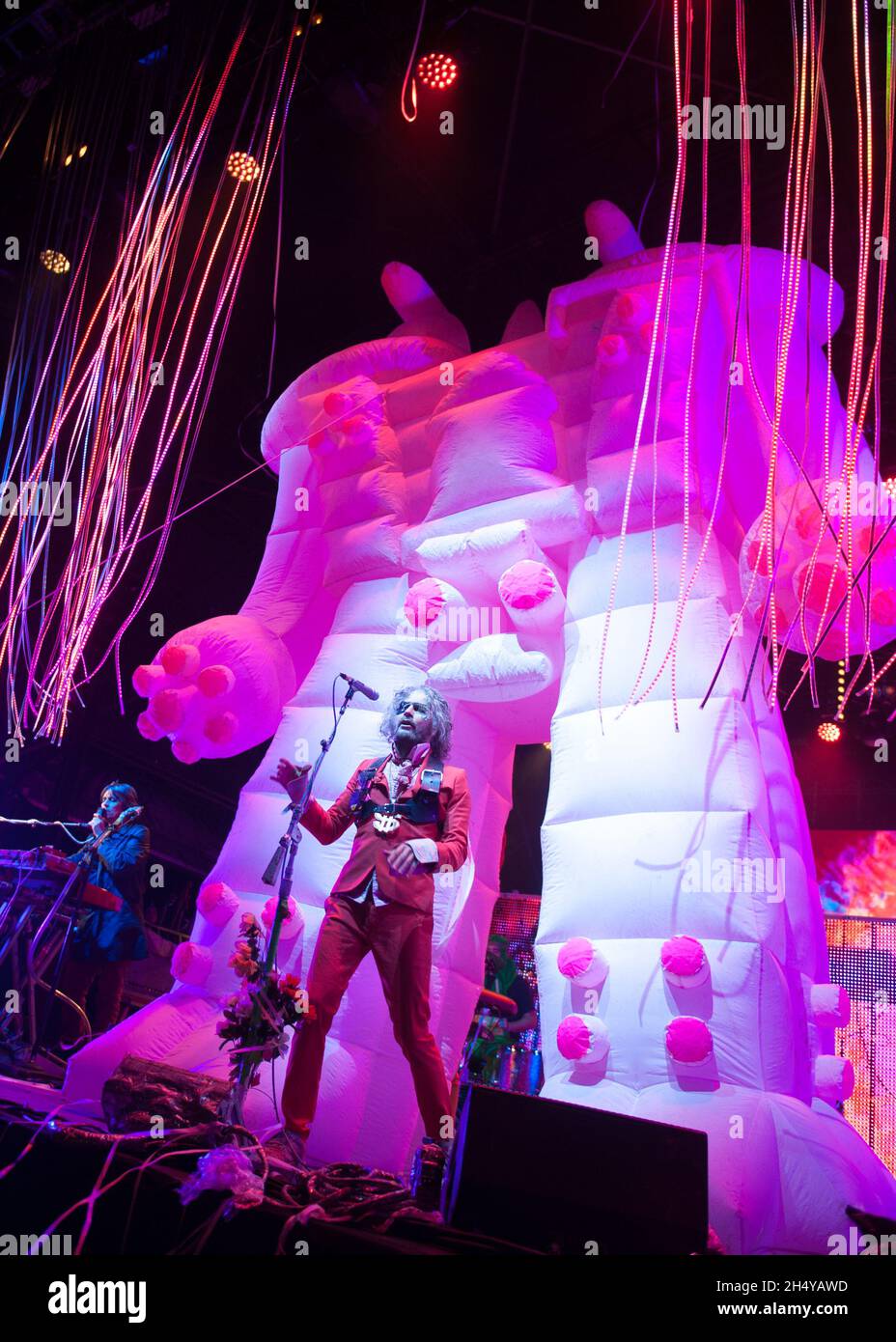 Wayne Coyne of Flaming Lips performing live on stage during Festival No ...