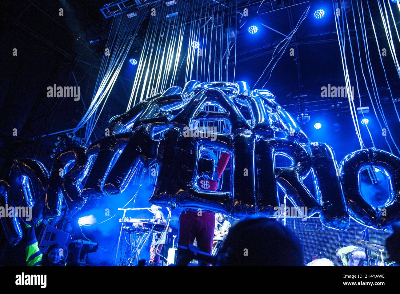 Wayne Coyne of Flaming Lips performing live on stage during Festival No ...