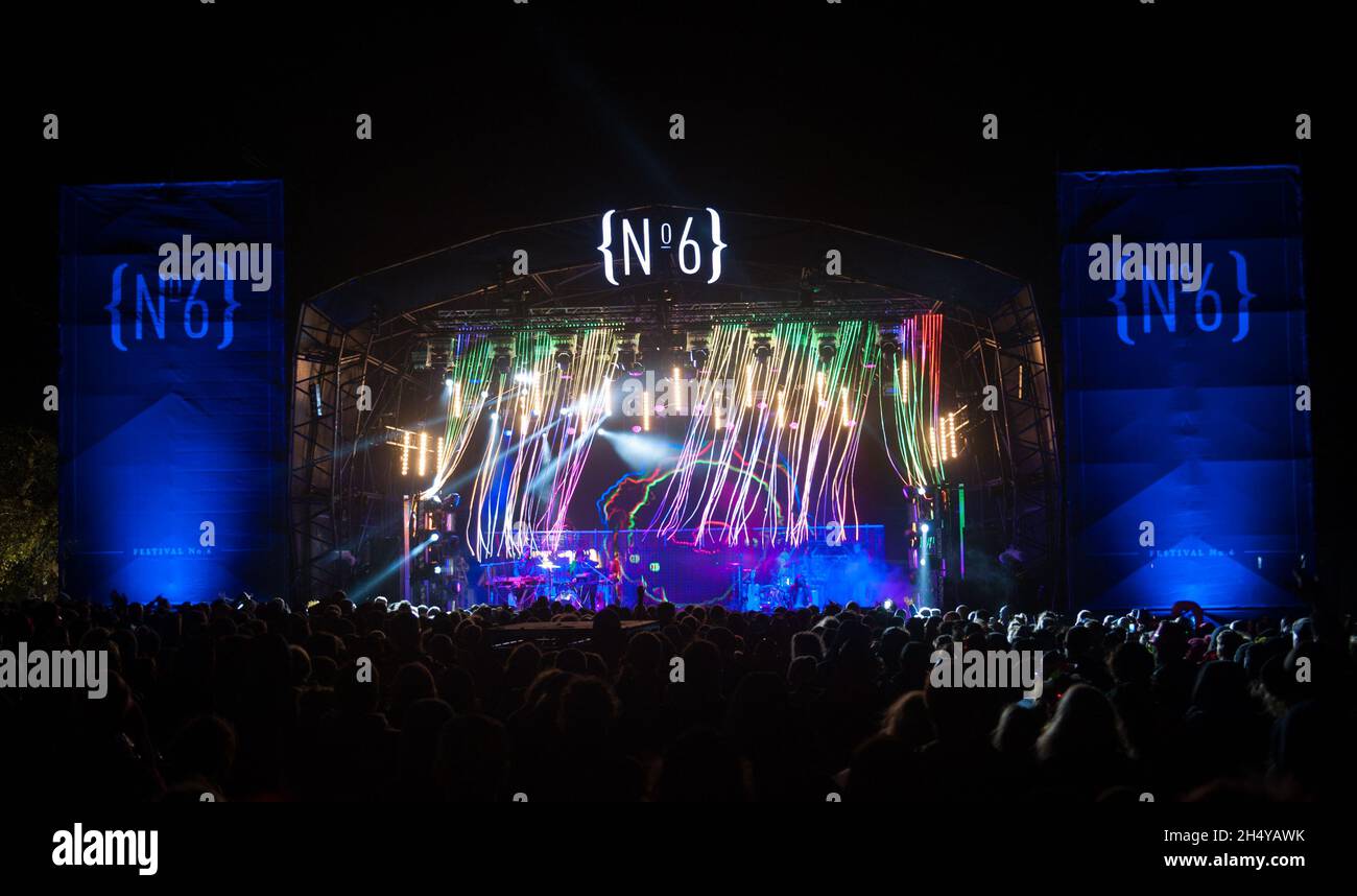 Wayne Coyne of Flaming Lips performing live on stage during Festival No ...