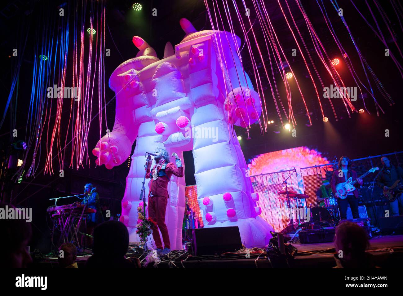 Wayne Coyne of Flaming Lips performing live on stage during Festival No ...