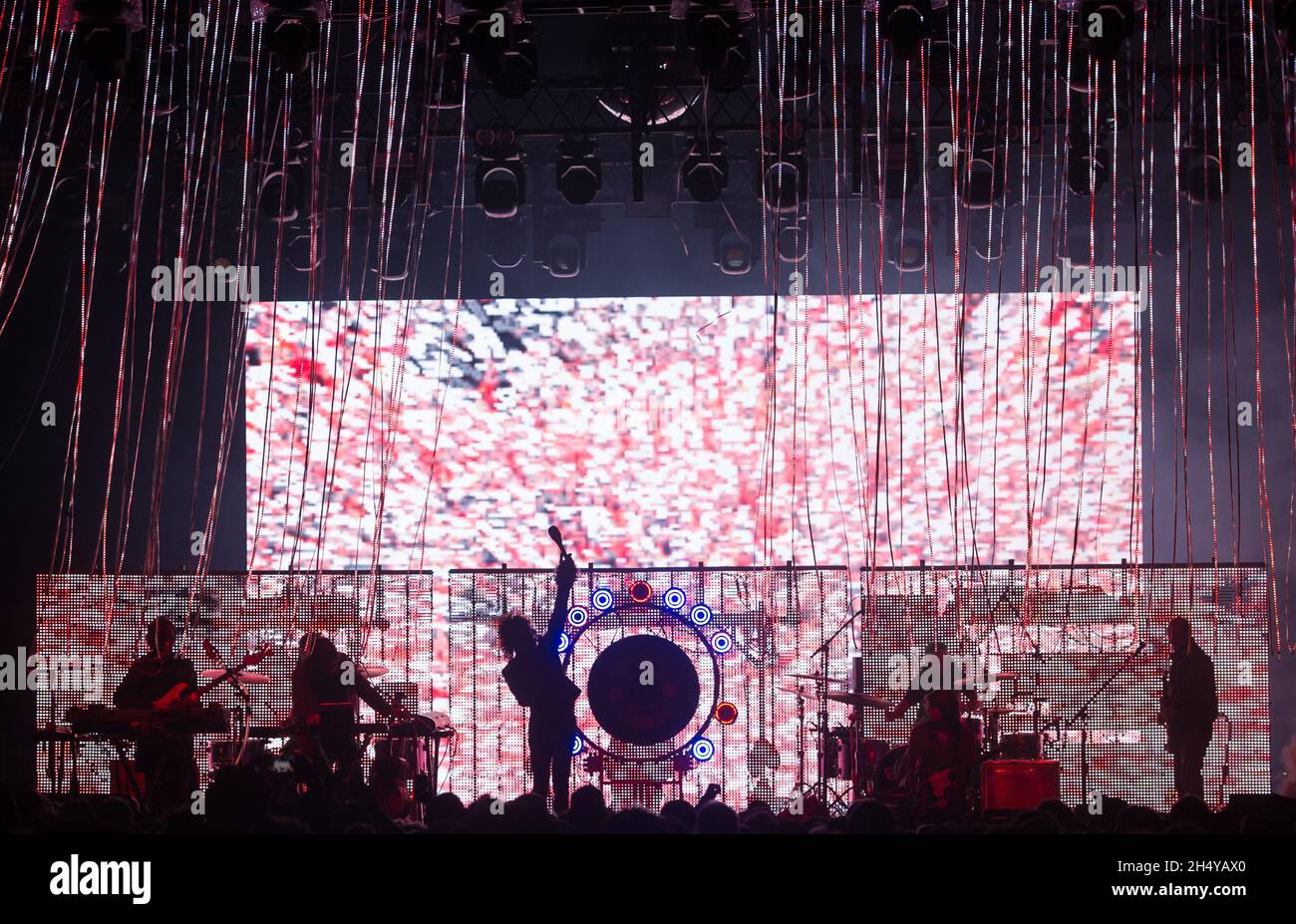 Wayne Coyne of Flaming Lips performing live on stage during Festival No ...