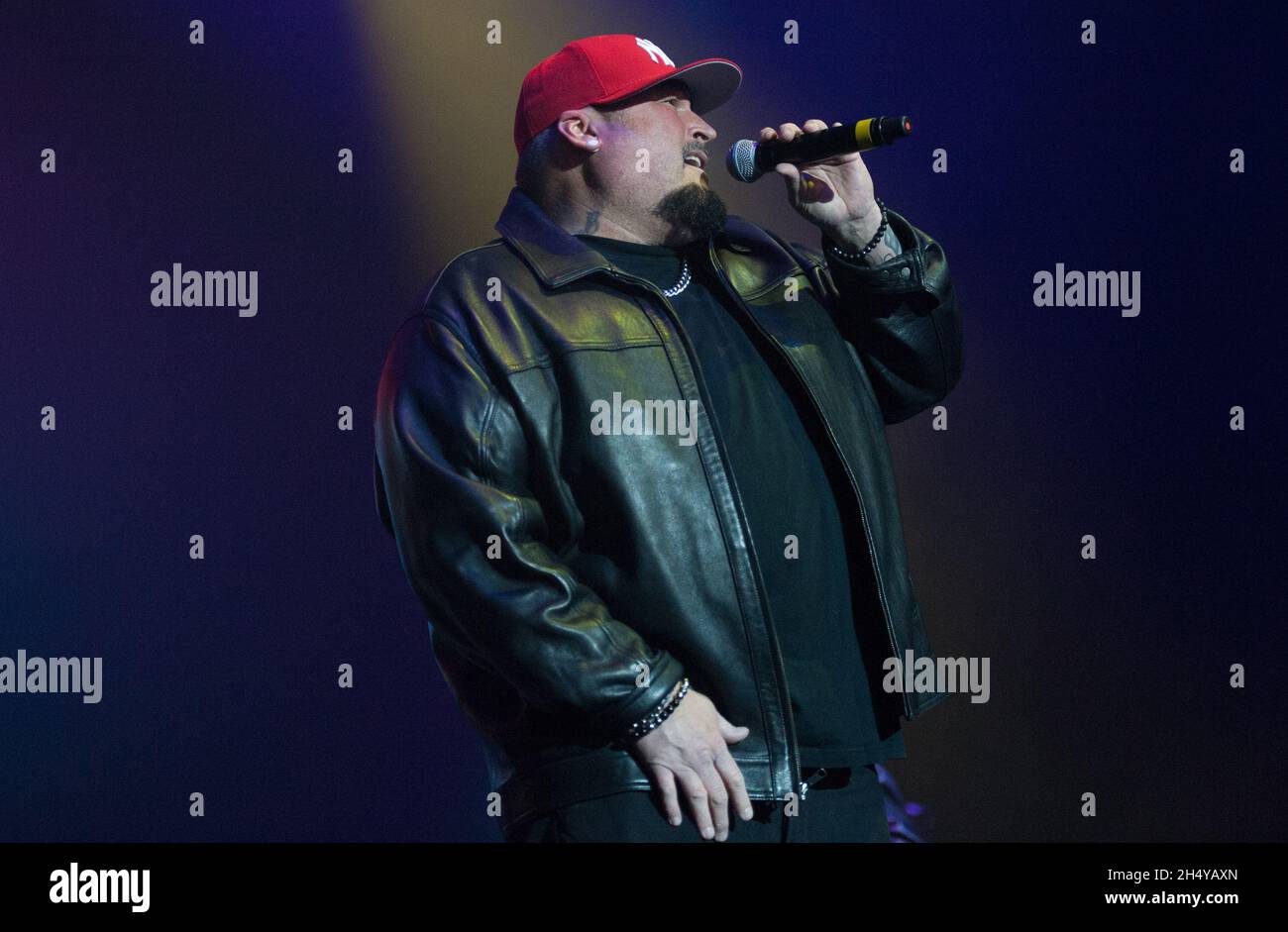 Bryan Abrams of Color Me Badd live on stage during I Love The 90â€™s ...