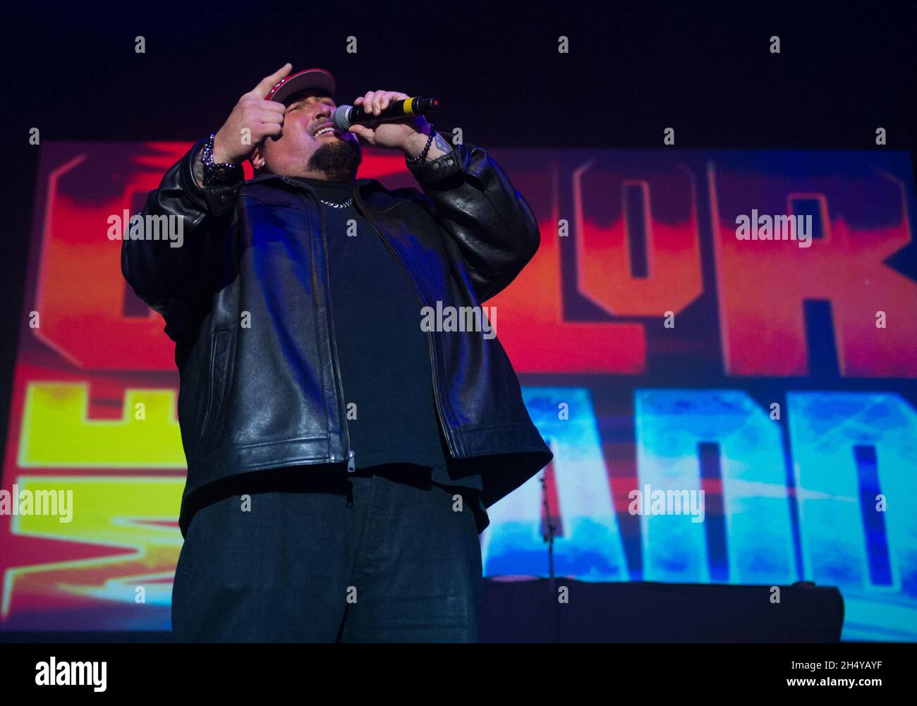Bryan Abrams of Color Me Badd live on stage during I Love The 90â€™s ...