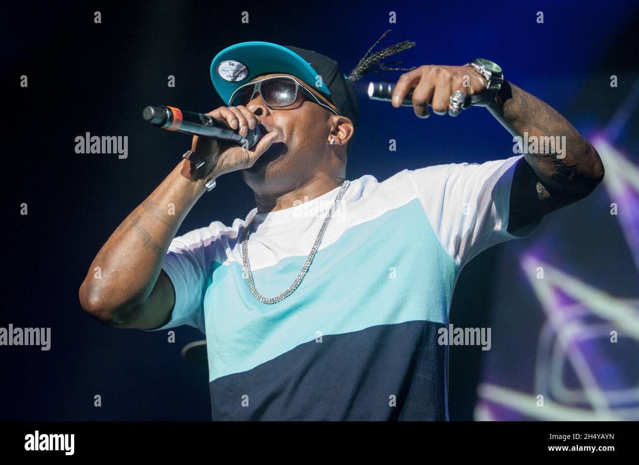 Coolio live on stage during I Love The 90â€™s show at Arena Birmingham ...