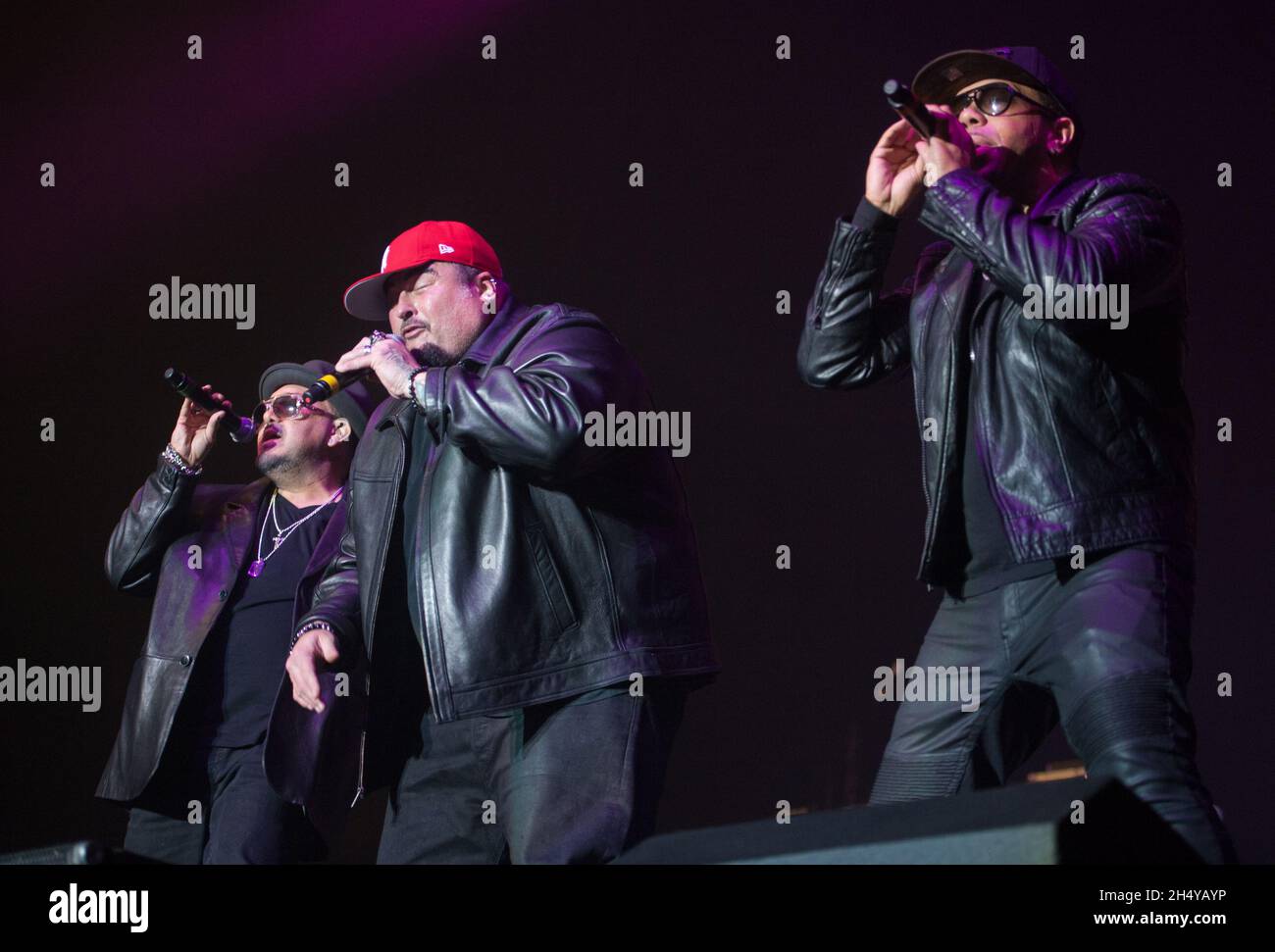 Mark Calderon, Bryan Abrams and Kevin Thornton of Color Me Badd live on ...