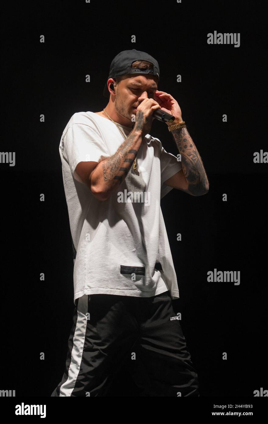 Liam Payne performing live on stage during Free Radio Live 2017 at ...