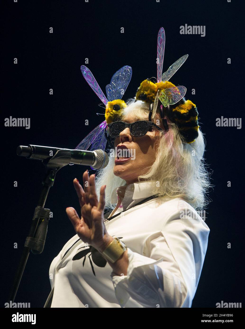 Blondie performing live on stage hi-res stock photography and images ...