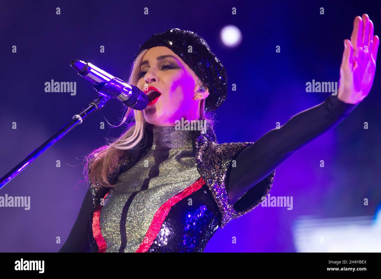 Siobhan Fahey of Bananarama performing live on stage at Arena ...