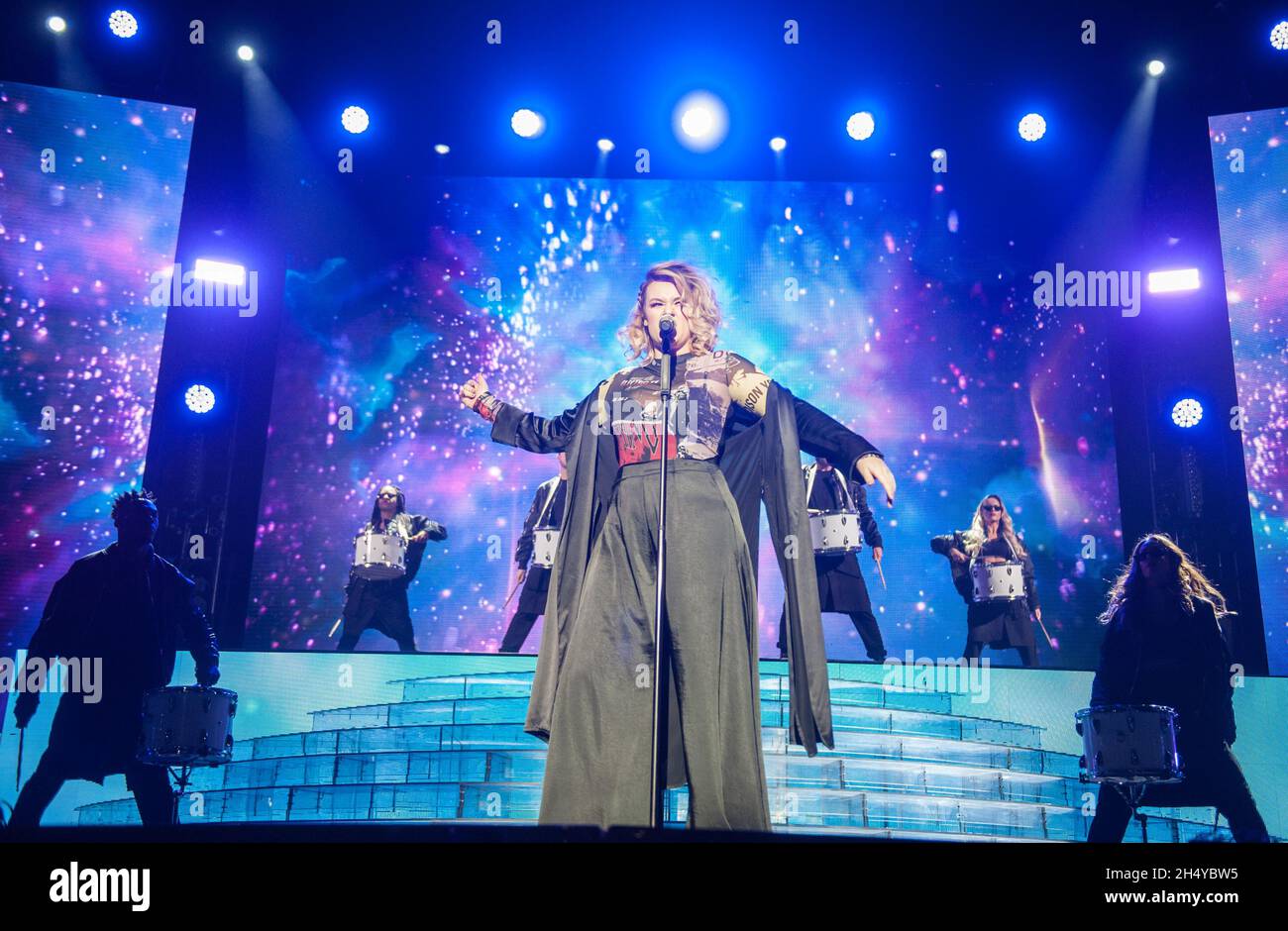 Grace Davies performs live on stage during the X Factor Live Tour at ...