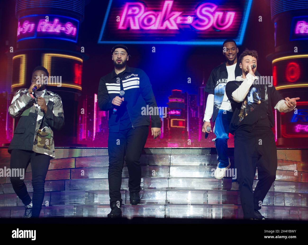 Rak-Su performs live on stage during the X Factor Live Tour at the ...
