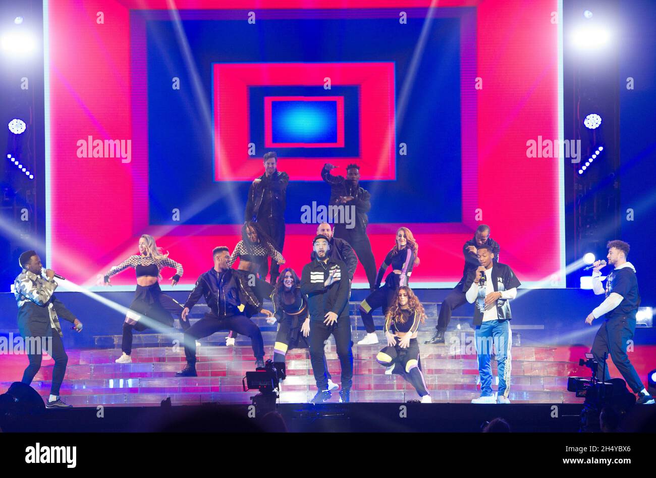 Rak-Su performs live on stage during the X Factor Live Tour at the ...