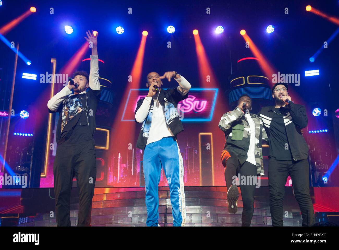 Rak-Su performs live on stage during the X Factor Live Tour at the ...