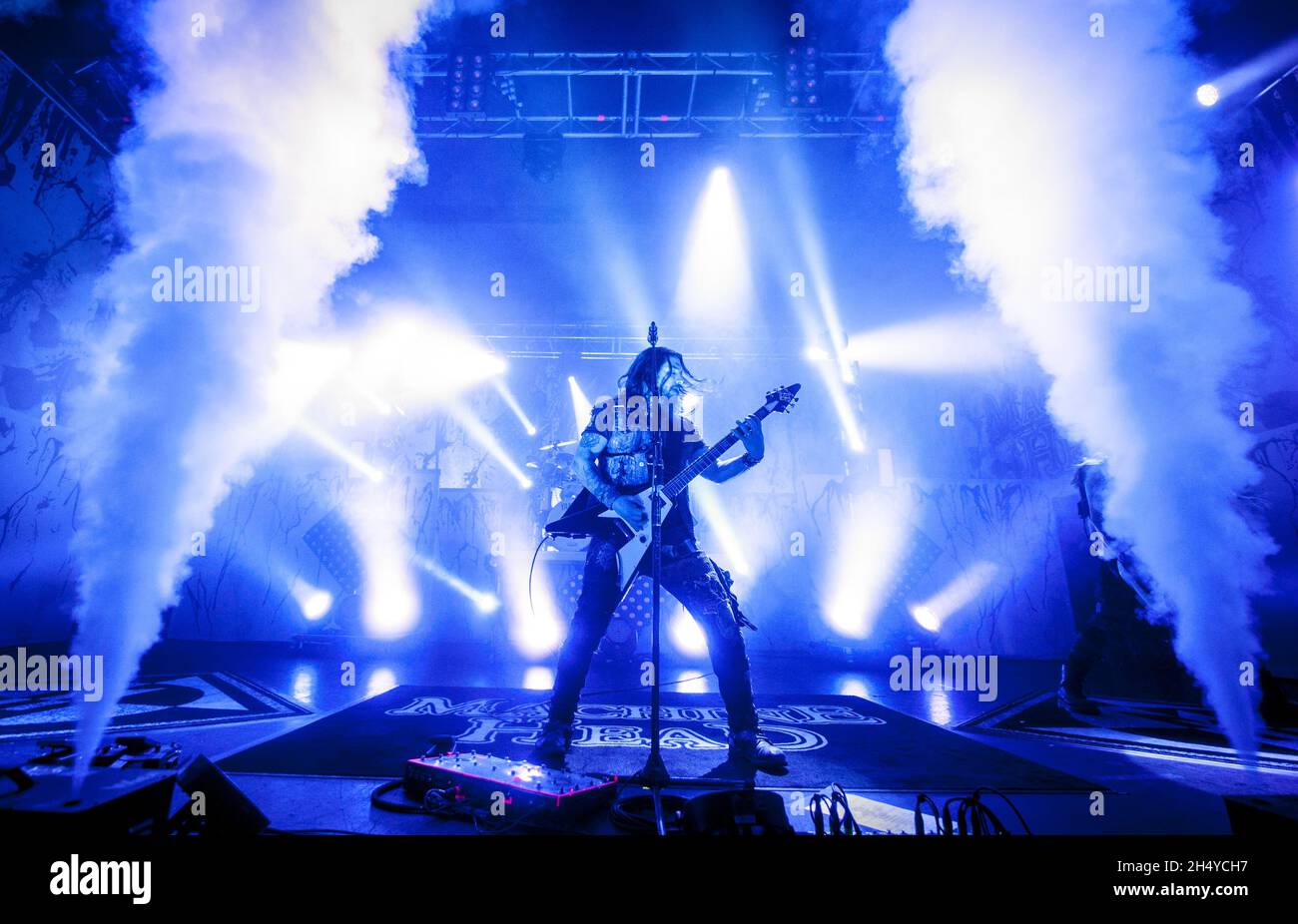 Robb Flynn of Machine Head performs on stage at the O2 Academy on May ...