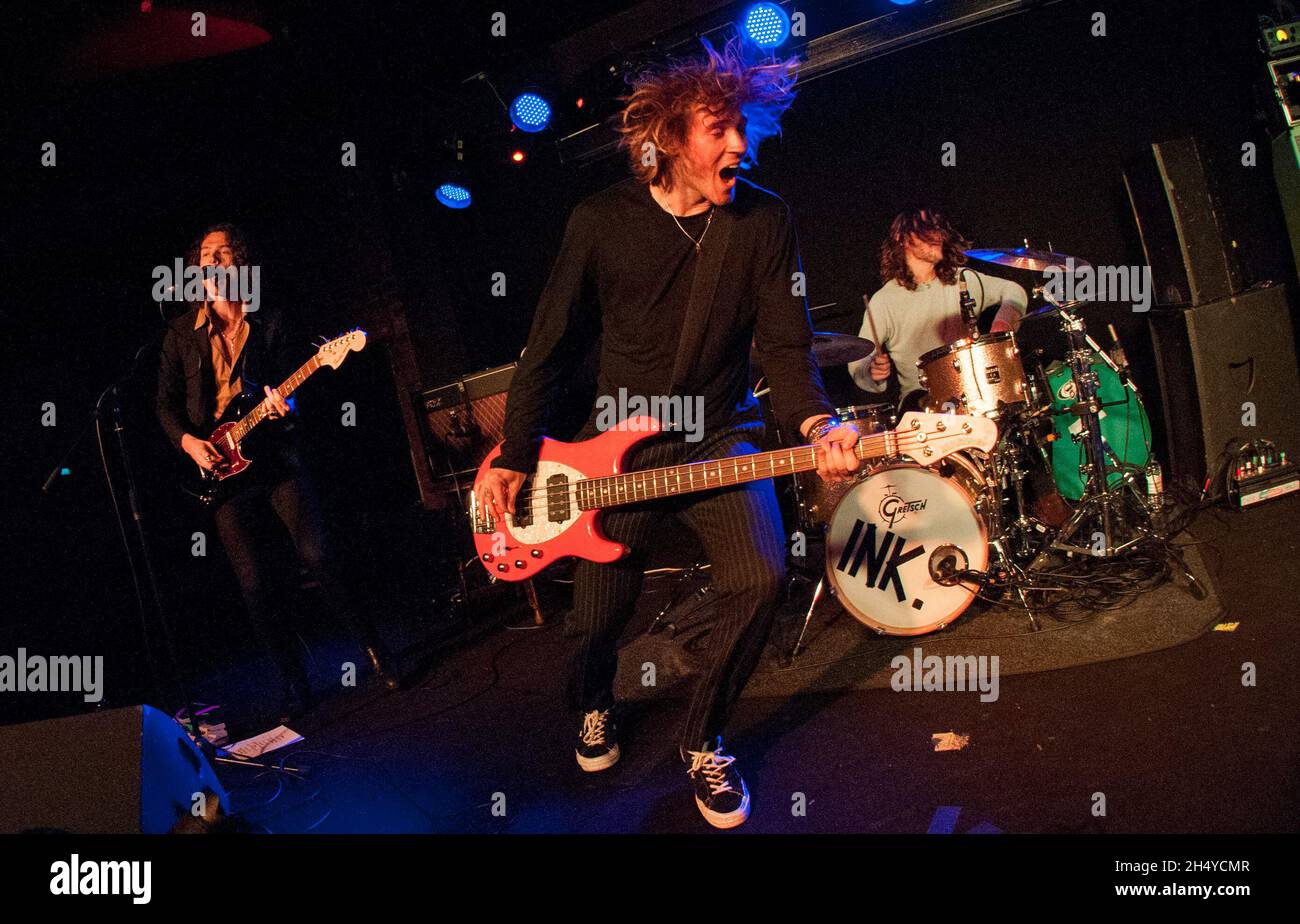 Todd Dorigo, Corey Alexander and Dougie Poynter of INK. perform on ...