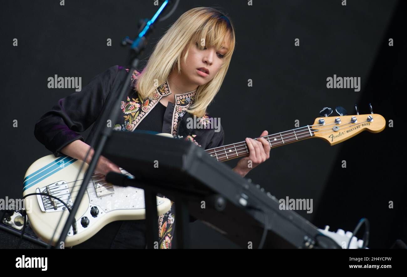 Lo Moon perform on stage on day 1 of All Points East festival in ...