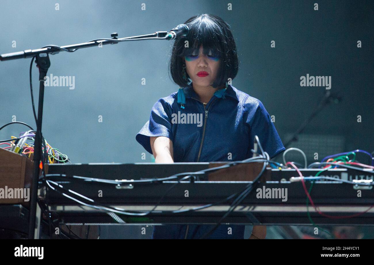 LCD Soundsystem perform on stage on day 1 of All Points East festival ...