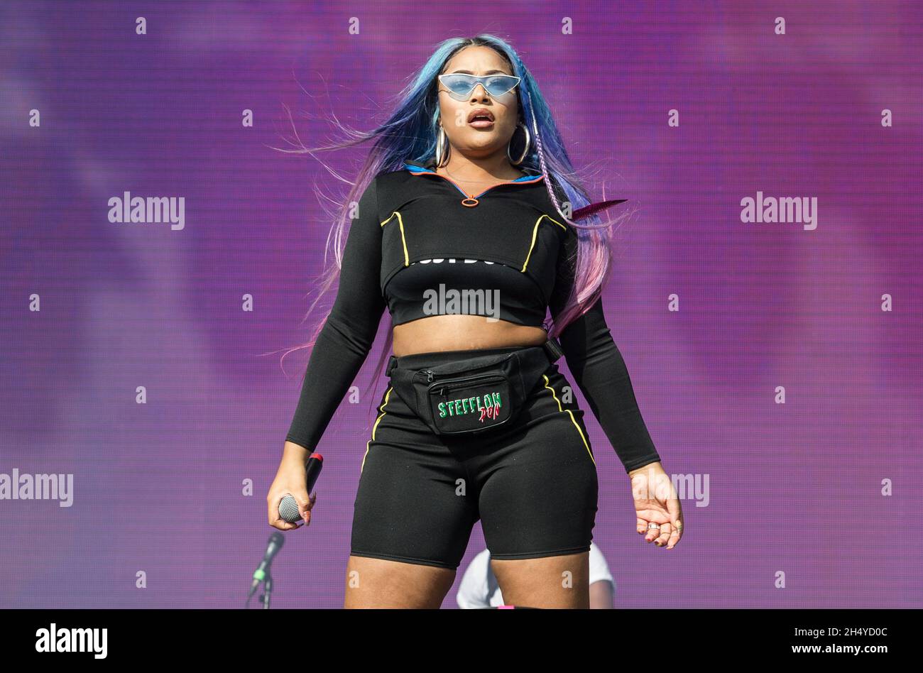 Stefflon Don performs on stage on day 2 of All Points East festival in ...