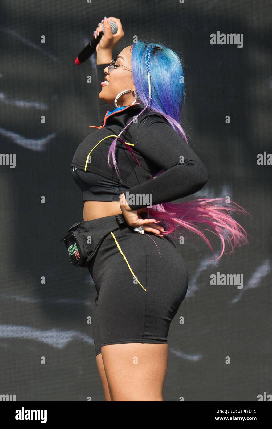 Stefflon Don performs on stage on day 2 of All Points East festival in ...