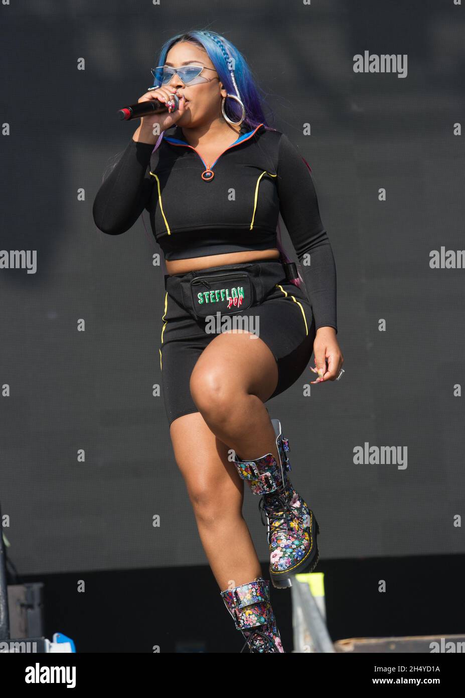 Stefflon Don performs on stage on day 2 of All Points East festival in ...