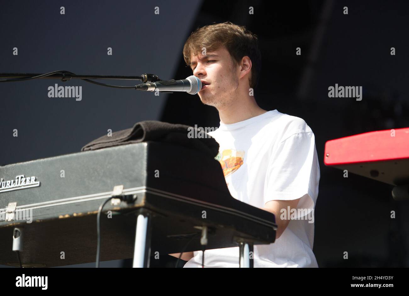 Rex Orange County performs on stage on day 2 of All Points East ...