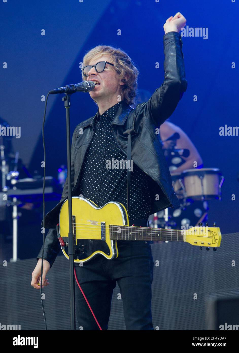 Beck performs live on stage on day 3 of All Points East festival in ...