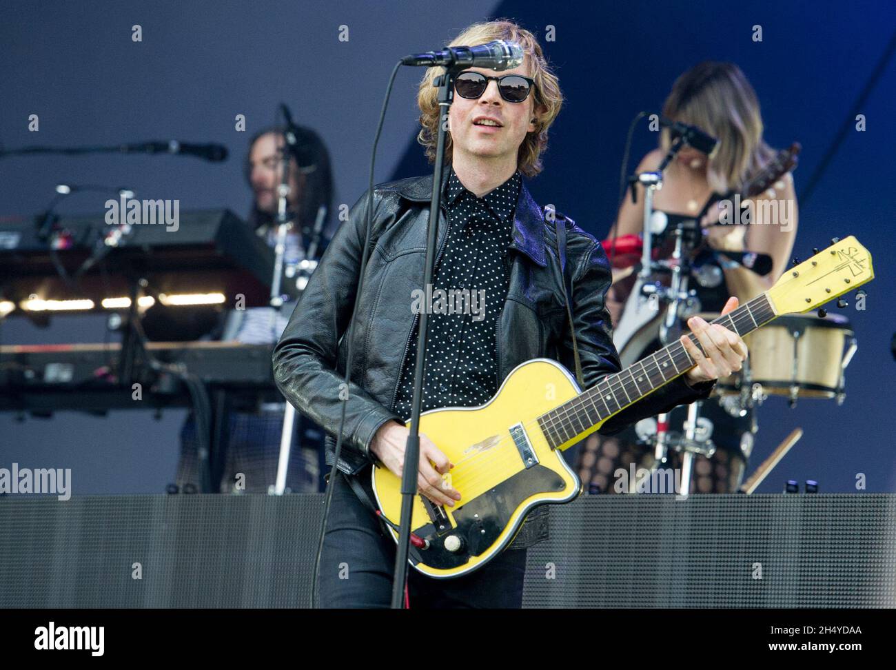 Beck performs live on stage on day 3 of All Points East festival in ...