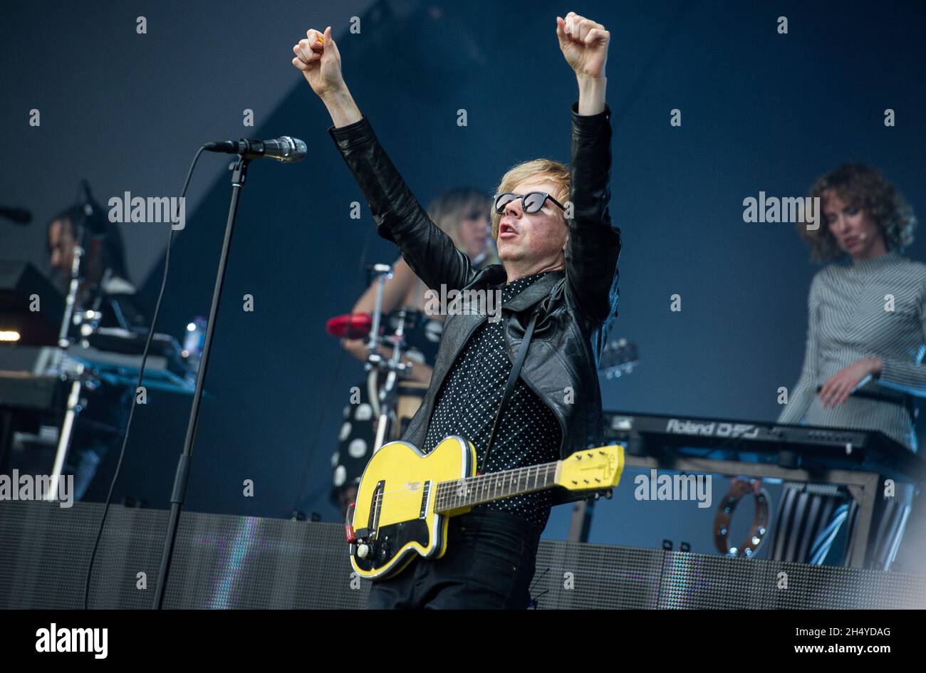 Beck in concert on stage hi-res stock photography and images - Alamy
