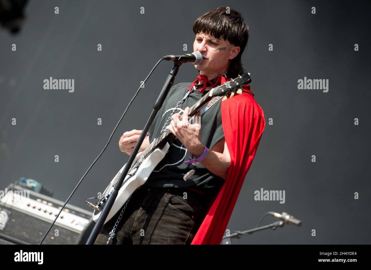 Jared Swilley of Black Lips performs on stage on the last day of All ...