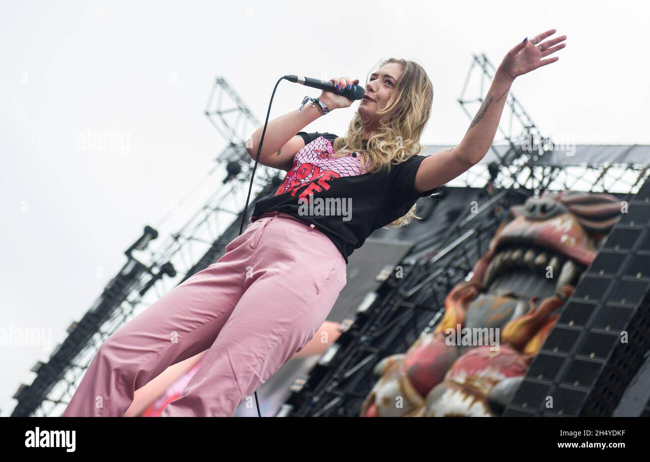 Rebecca Macintyre of Marmozets performs live on stage on day 1 of ...