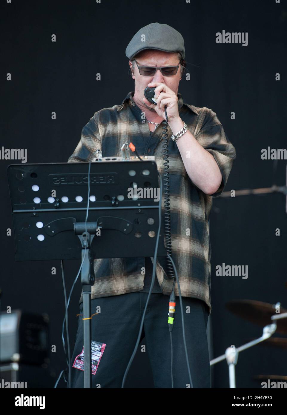 Mike Patton of Dead Cross performs live on stage on day 3 of Download ...