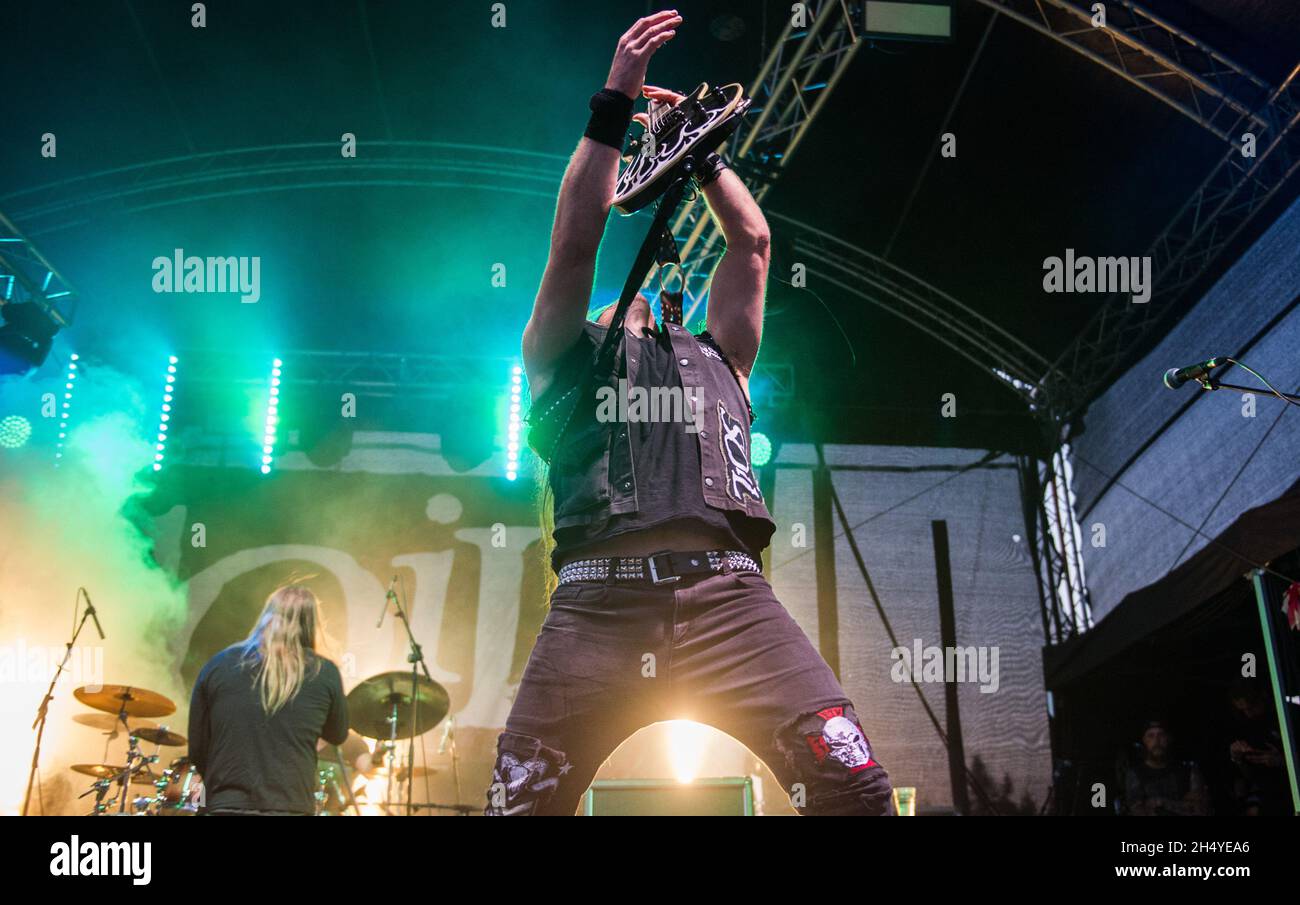 Adam Zadel of Soil performs live on day one of Amplified Festival in ...
