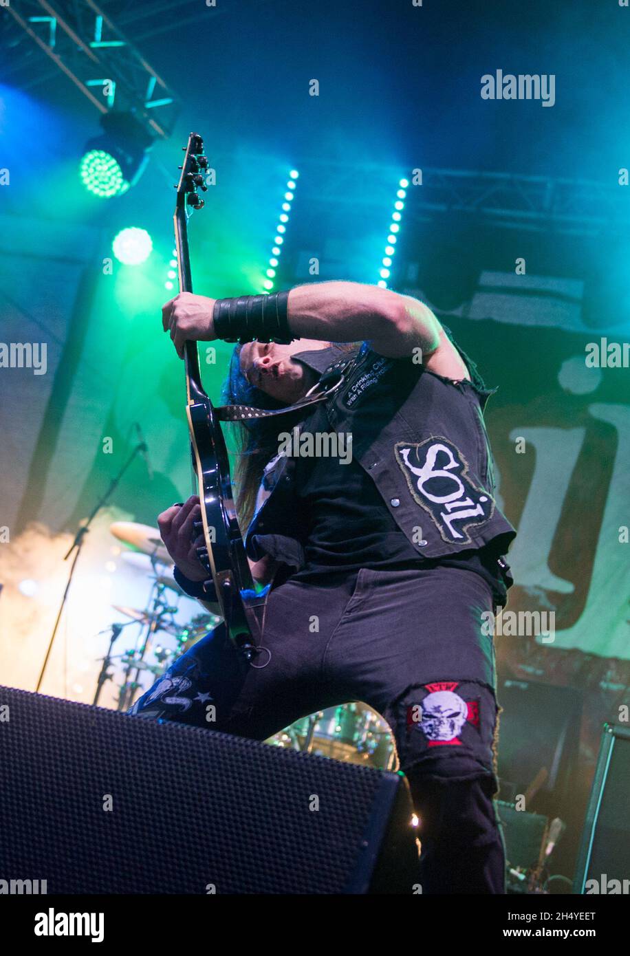 Adam Zadel of Soil performs live on day one of Amplified Festival in ...