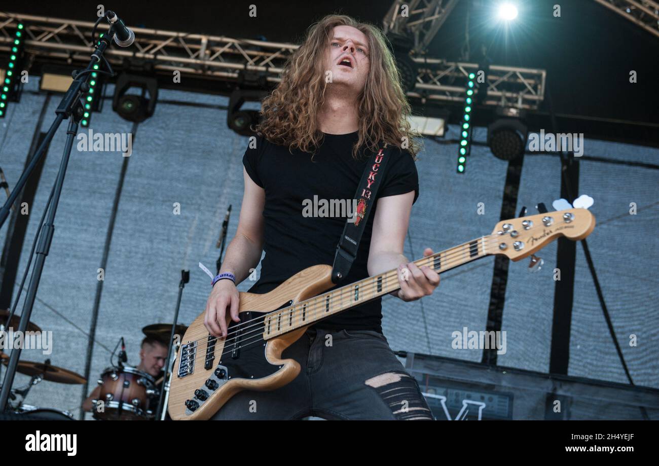 Matthew Ward of Mason Hill performs live on day three of Amplified ...
