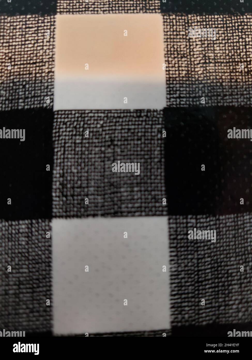 Polyester Black and White Checkerboard Tablecloth Pattern Stock Photo ...